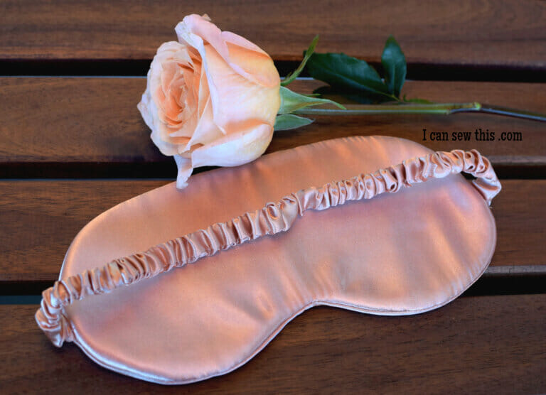 Create a comfy satin eye mask in under 30 minutes (free pattern) - I ...
