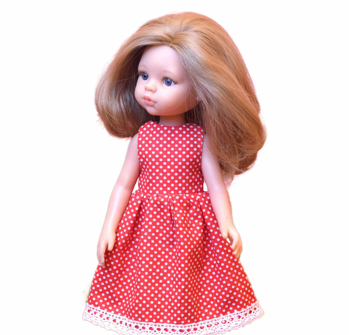 How to make an easy Paola Reina doll dress - free PDF pattern - I Can Sew This