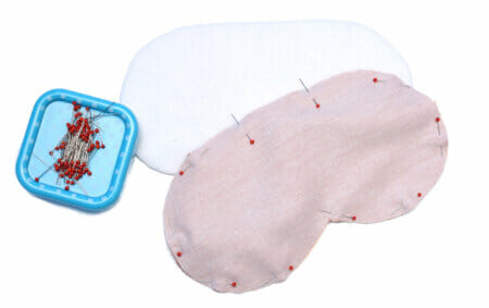 Sew a dreamy satin eye mask (free pattern) - I Can Sew This