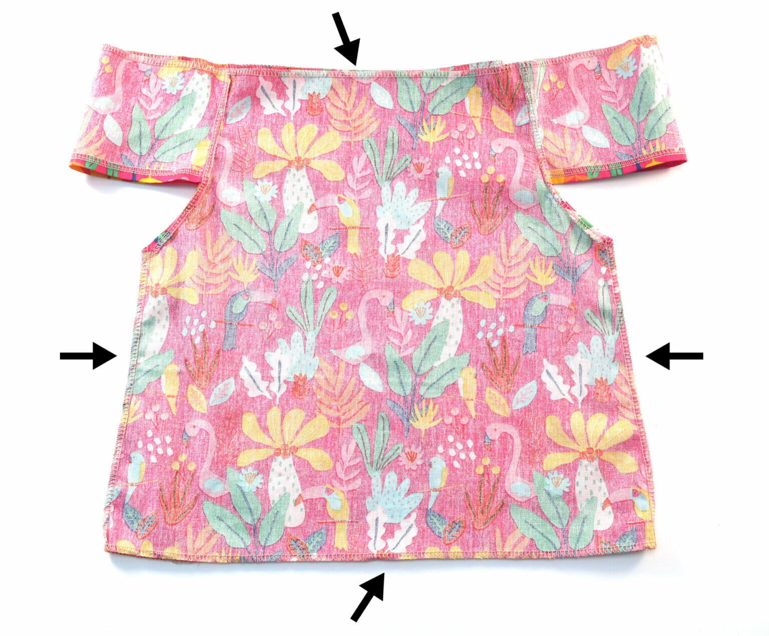 Sew a cute flutter sleeve peasant top in 30 minutes: free pattern - I ...