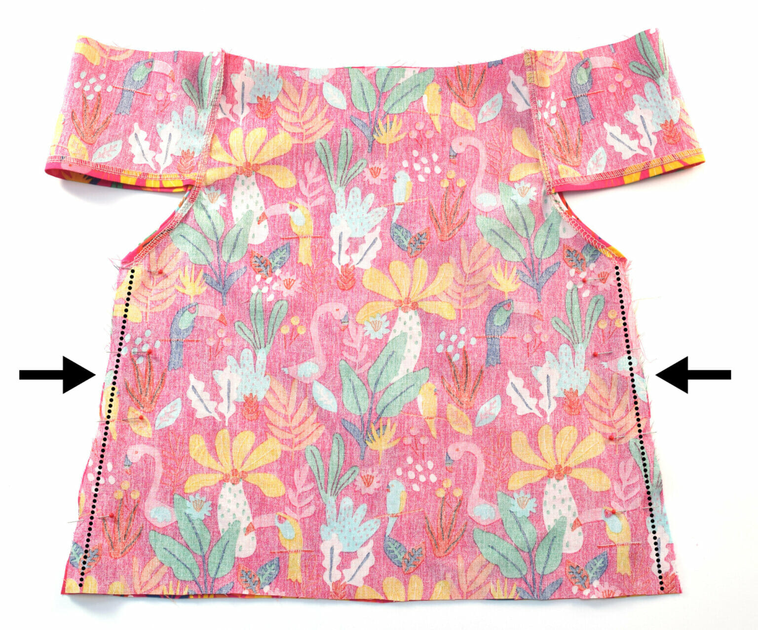 Sew a cute flutter sleeve peasant top in 30 minutes: free pattern - I ...