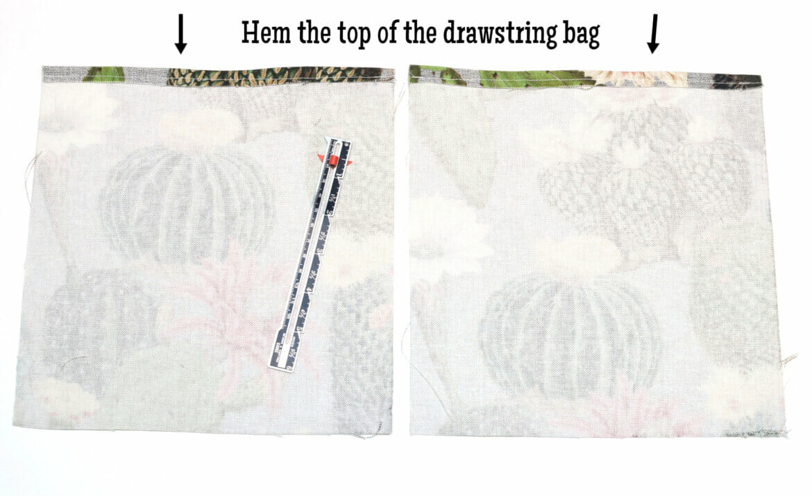 How to sew a small drawstring bag - simple and quick tutorial - I Can ...