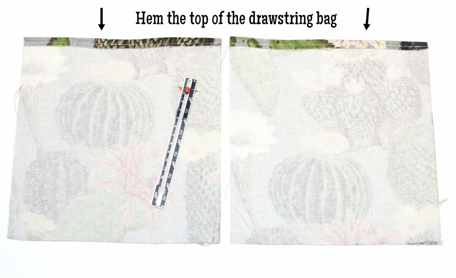 How to sew a small drawstring bag - simple and quick tutorial - I Can ...