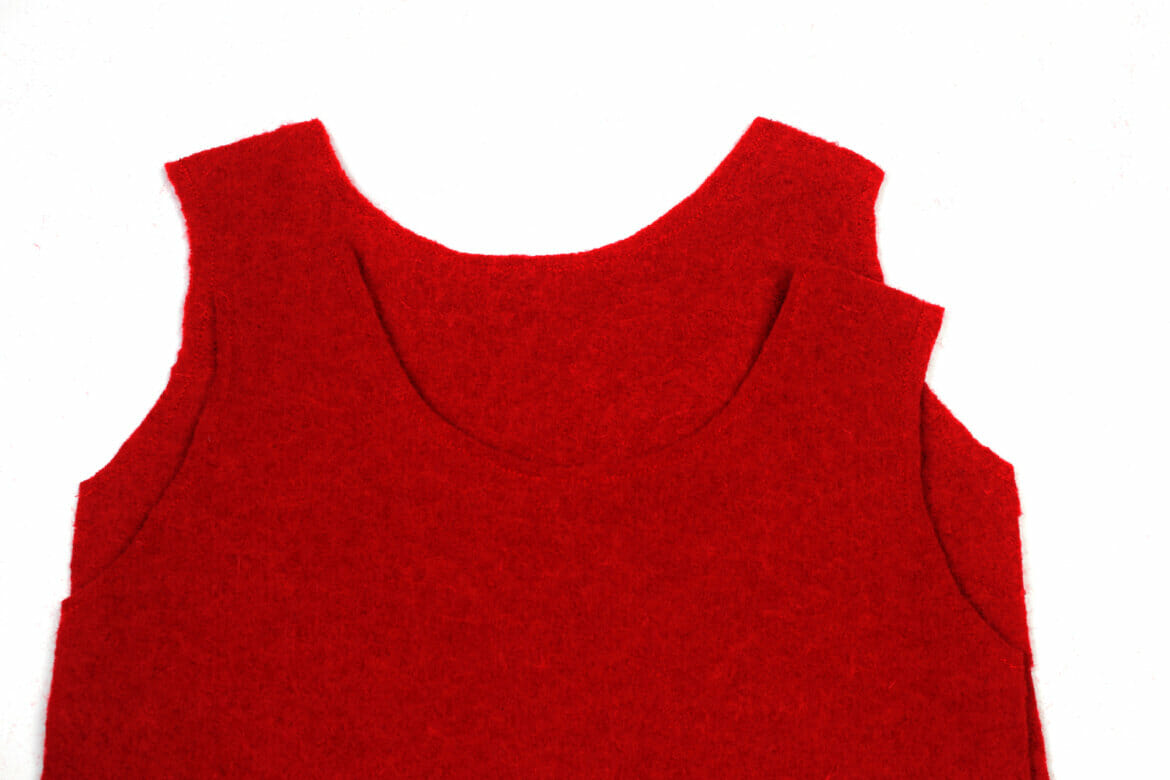 How to make an easy DIY wool dress for little girls - cozy and warm - I ...