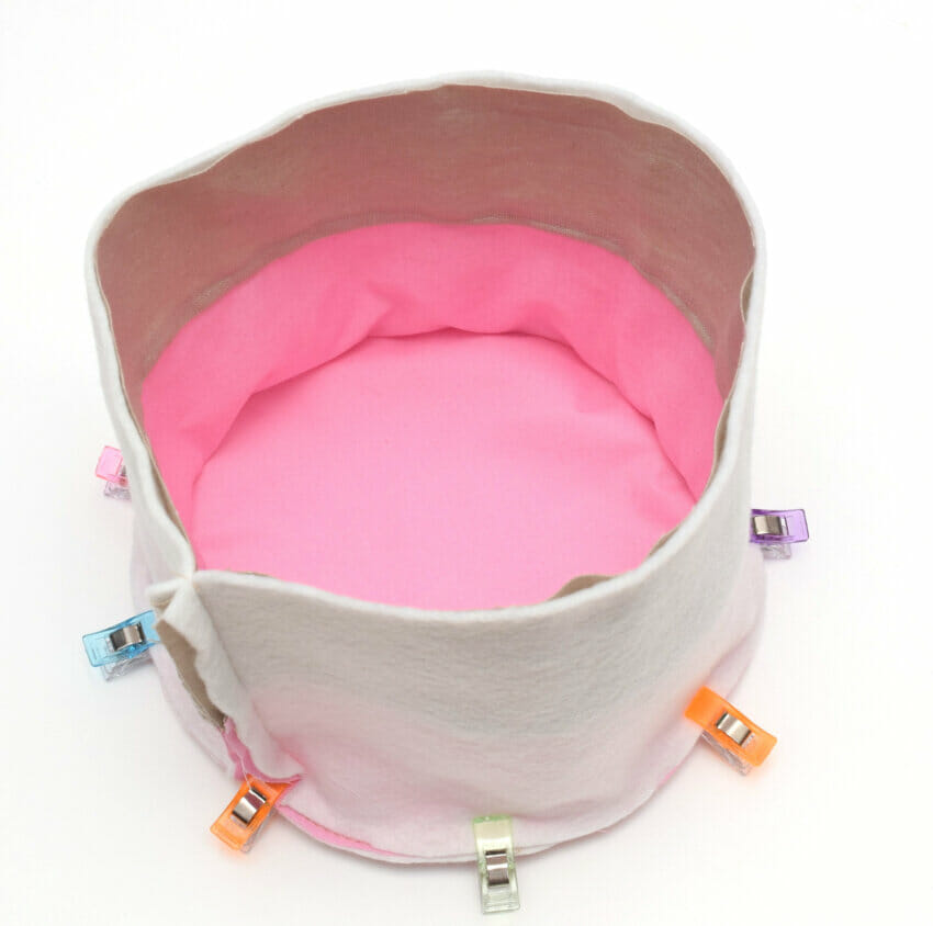 How to sew round fabric baskets (free pattern + easy tutorial) - I Can ...