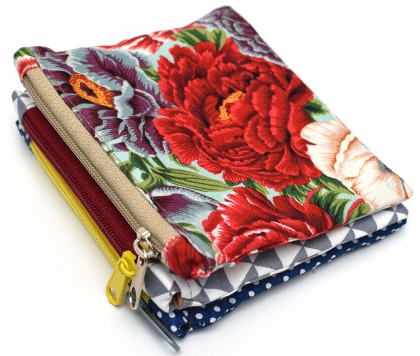 How to sew a lined zipper pouch with zipper tabs - 5 simple steps - I ...