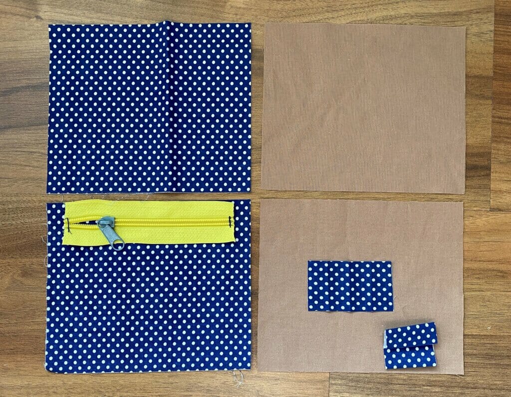 How to sew a lined zipper pouch with zipper tabs - 5 simple steps - I ...