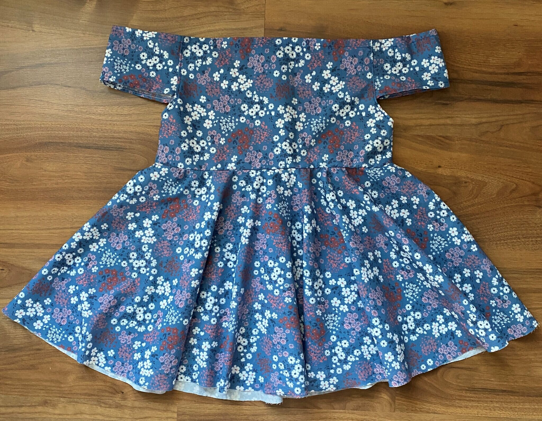 Sew a cute twirly circle skirt dress for little girls - free pattern ...