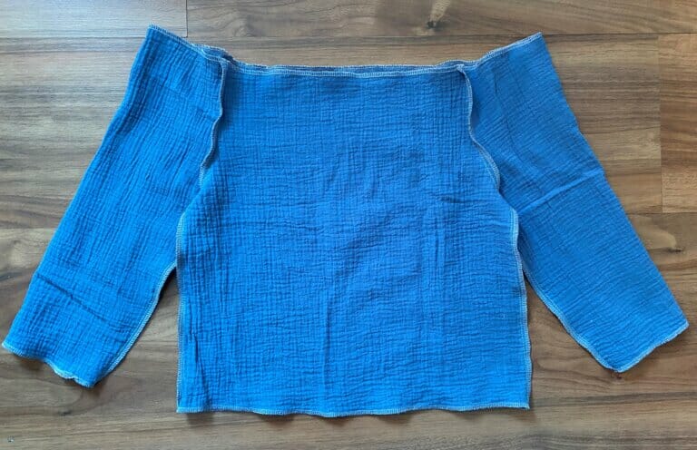 How to make a long sleeve peasant top for little girls - free pattern ...