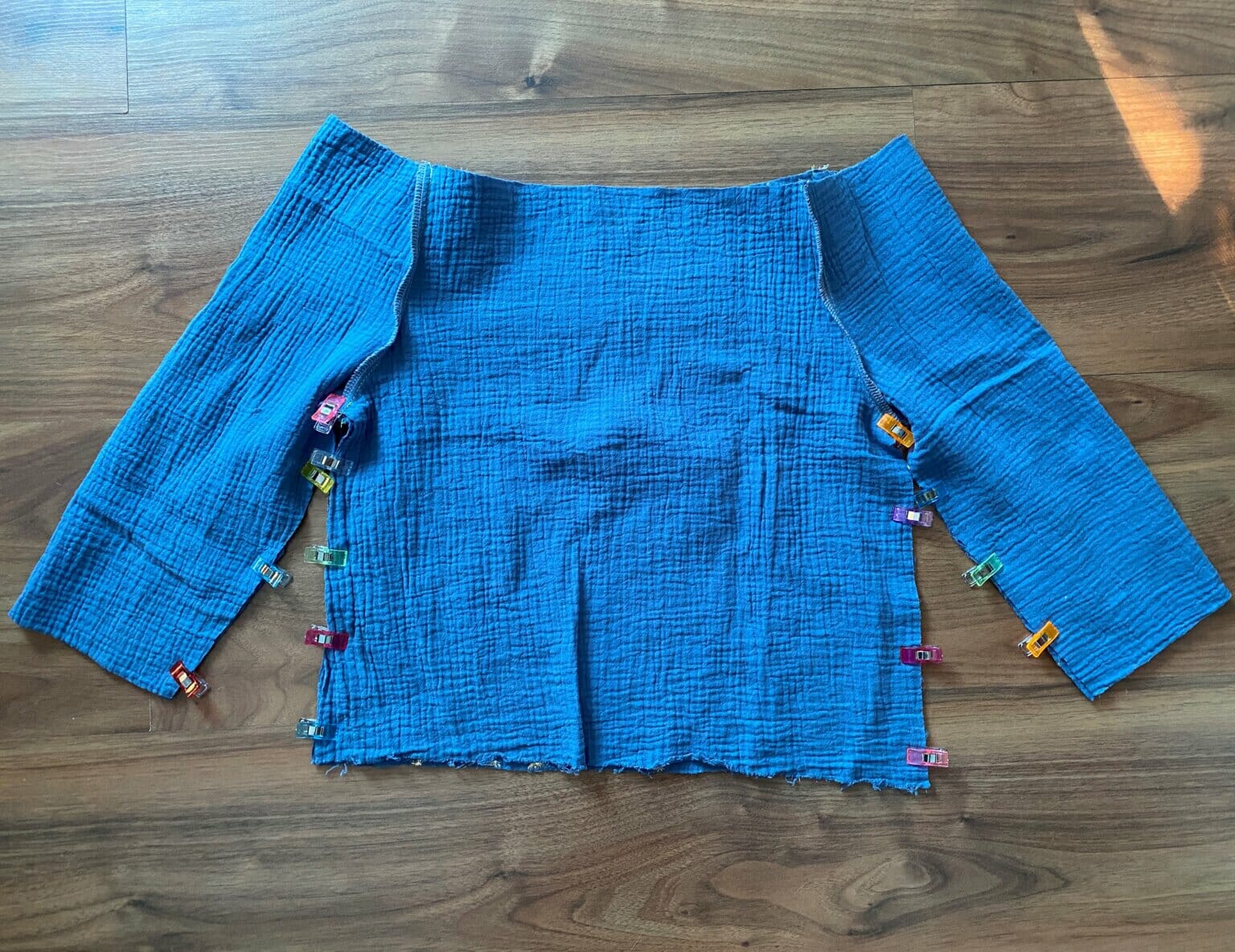 How to make a long sleeve peasant top for little girls - free pattern ...