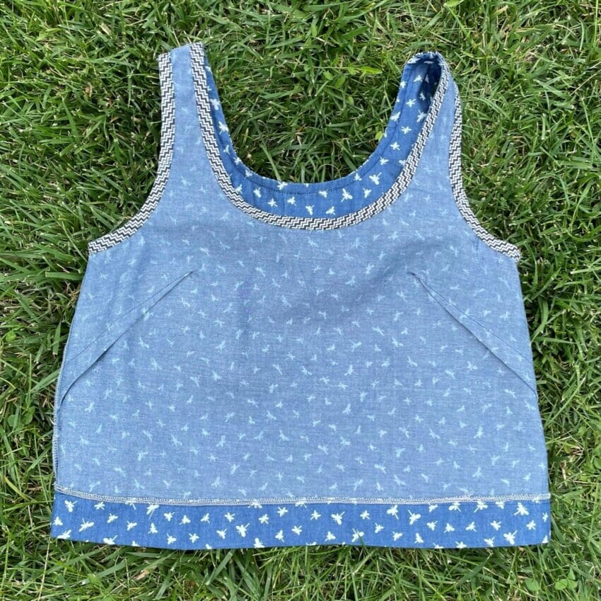 DIY simple woven top - easy pattern hack - I Can Sew This
