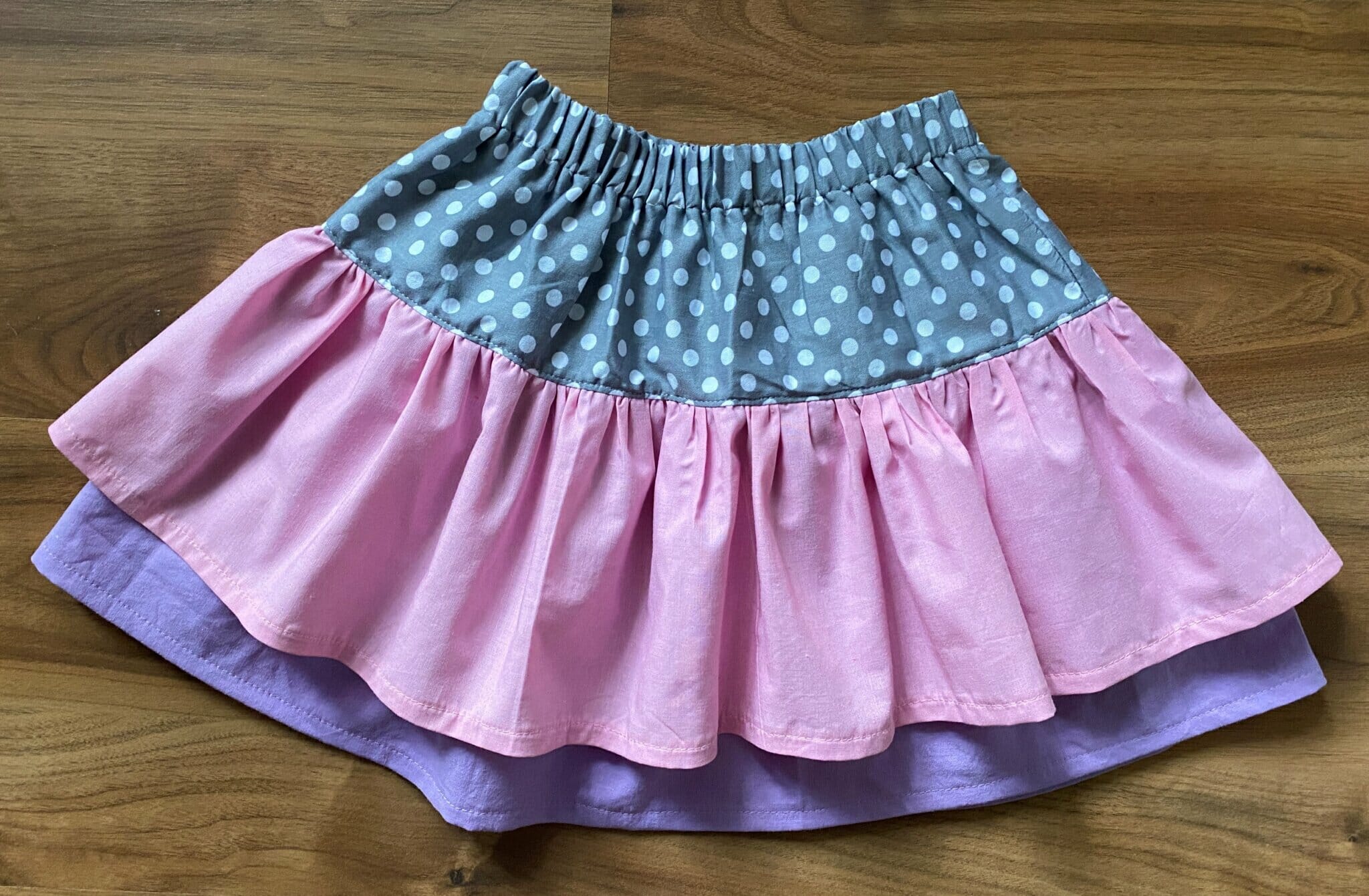 Create a perfect summer ruffle skirt for girls with this easy pattern ...