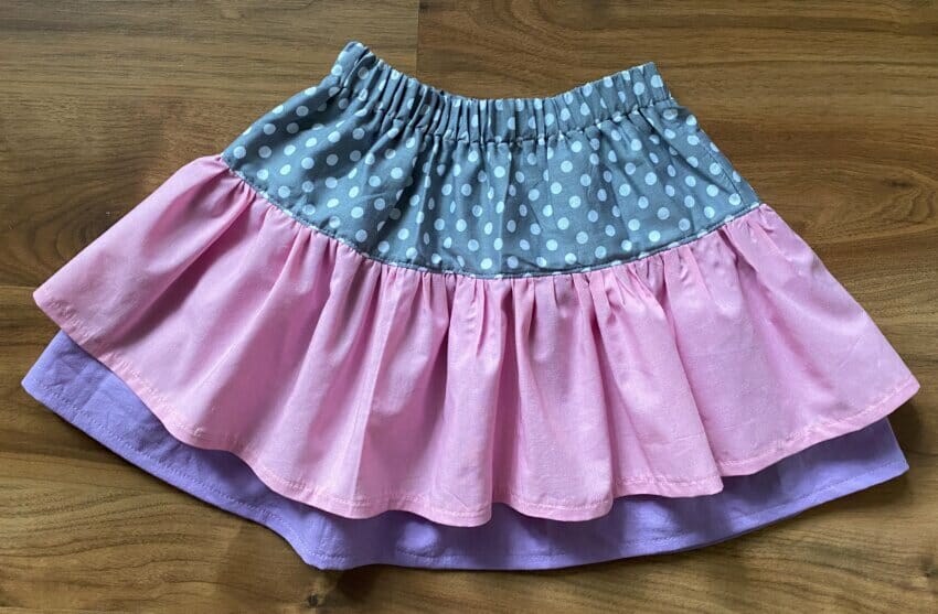 Create a perfect summer ruffle skirt for girls with this easy pattern ...