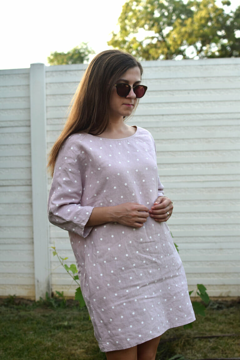 Create a chic tunic linen dress with this quick sewing tutorial - I Can ...