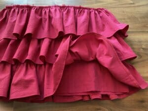 Learn to sew a beautiful tiered ruffle skirt - perfect for any size ...