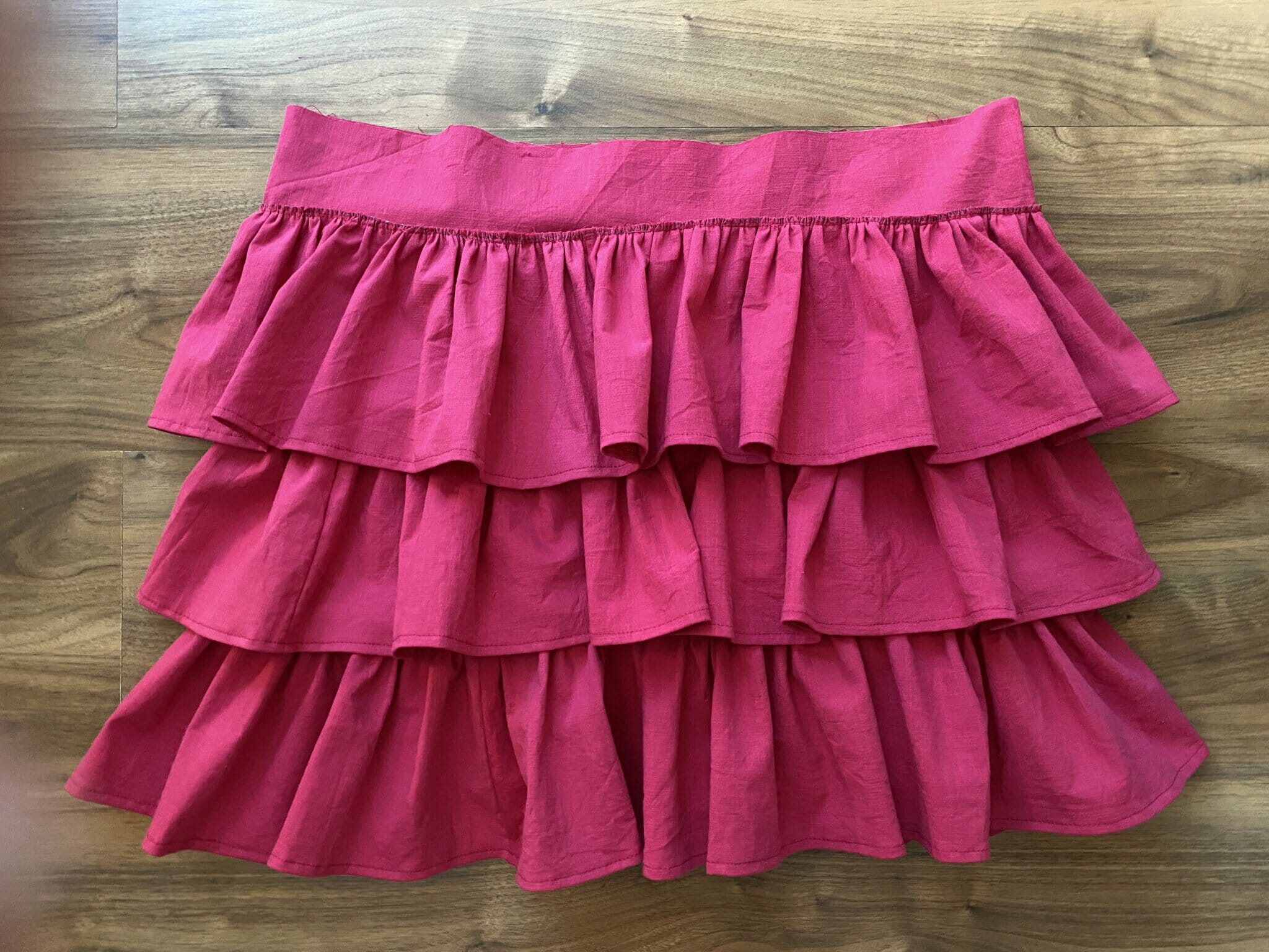 Learn to sew a beautiful tiered ruffle skirt - perfect for any size ...