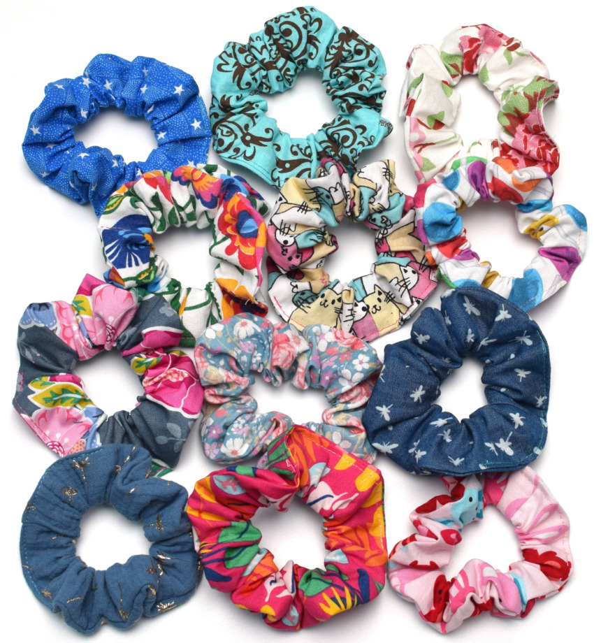 Create cute and easy cotton scrunchies in 10 minutes - I Can Sew This