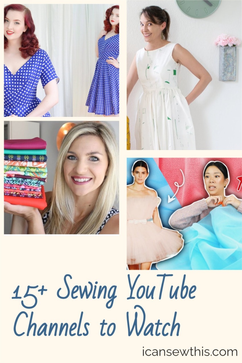 15+ Sewing YouTube Channels to Watch - I Can Sew This