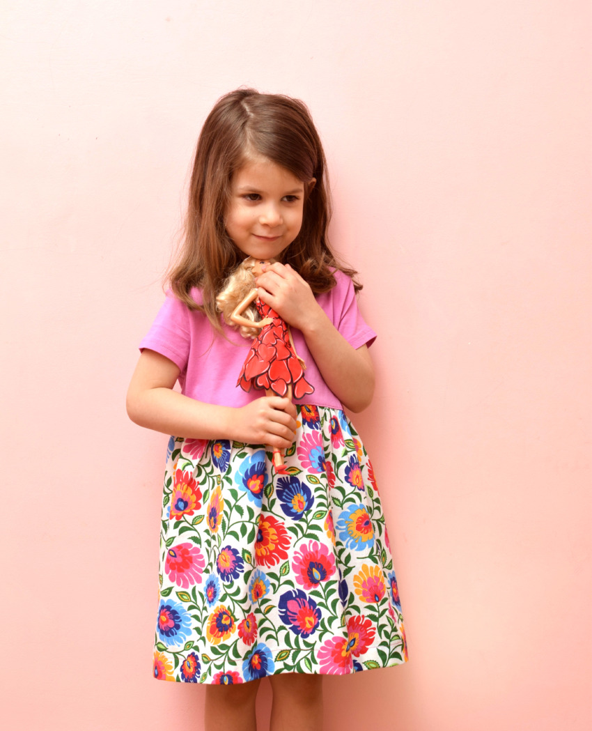 How to turn a T-shirt into a cute girls’ dress - easy tutorial - I Can ...