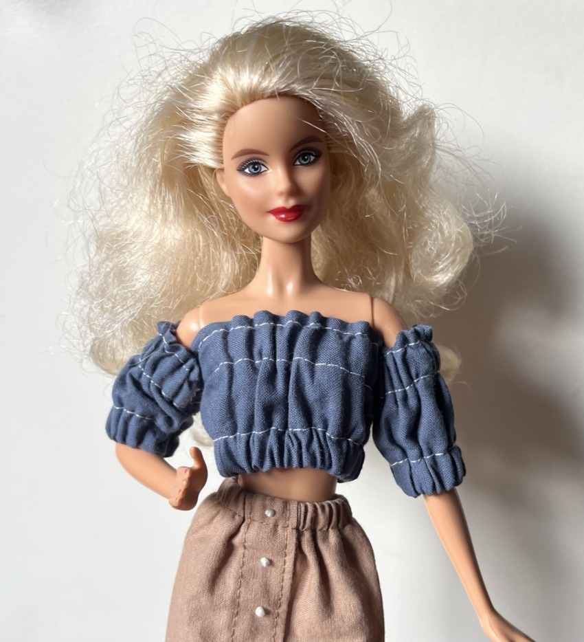 Free Barbie top pattern for beginners (15-minute DIY) - I Can Sew This