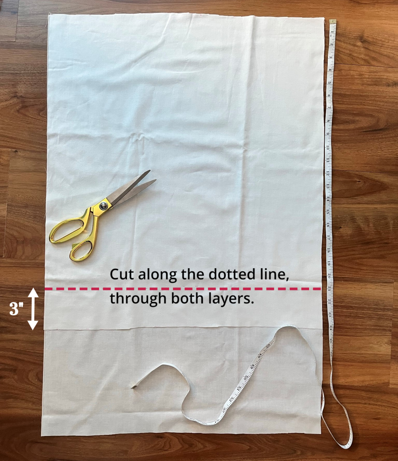 How to make an easy envelope pillowcase with ties - DIY tutorial - I ...