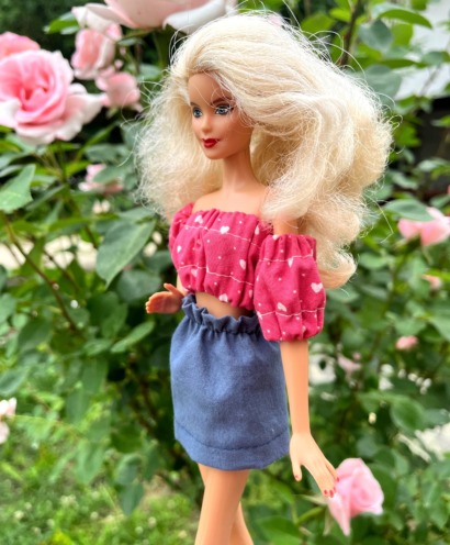 Free Barbie top pattern for beginners (15-minute DIY) - I Can Sew This