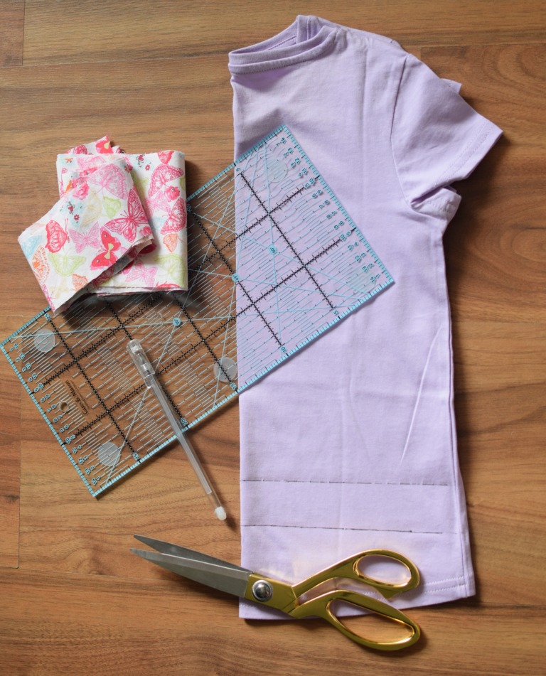 Easy t-shirt refashion. How to add ruffles tutorial - I Can Sew This