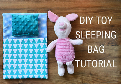 Sew a personalized toy sleeping bag - fun DIY project for kids - I Can ...