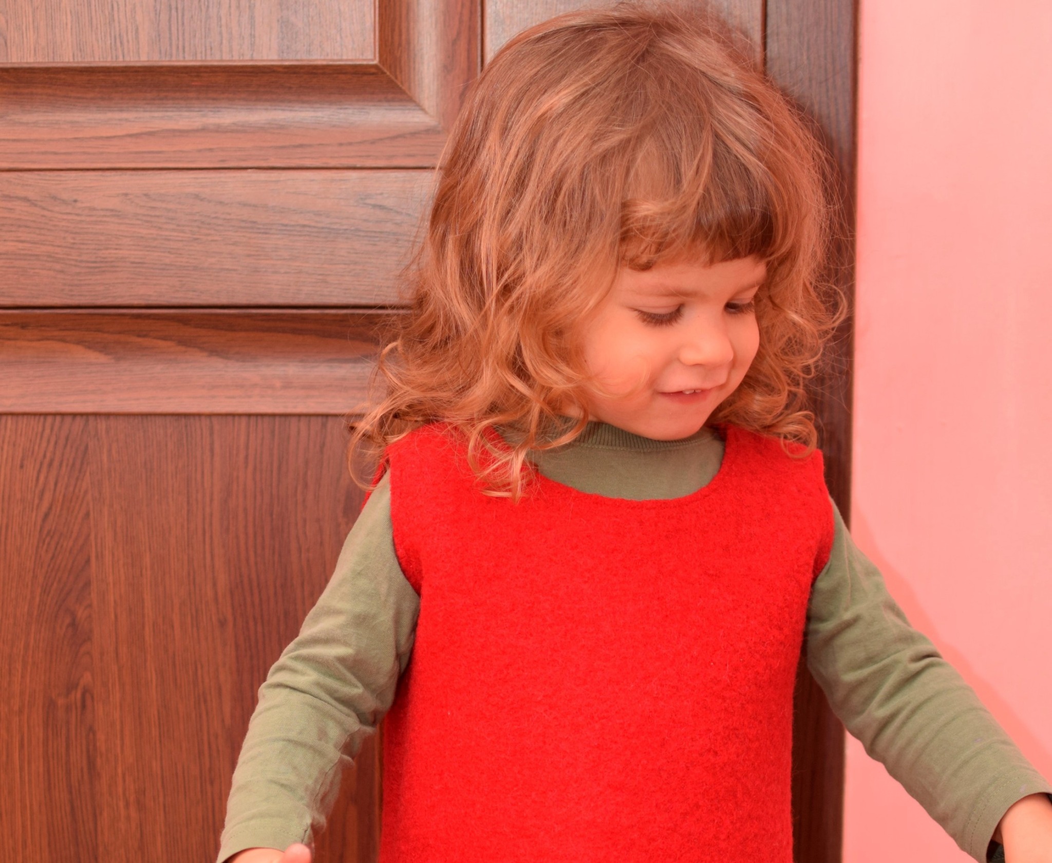 How to make an easy DIY wool dress for little girls - cozy and warm - I ...