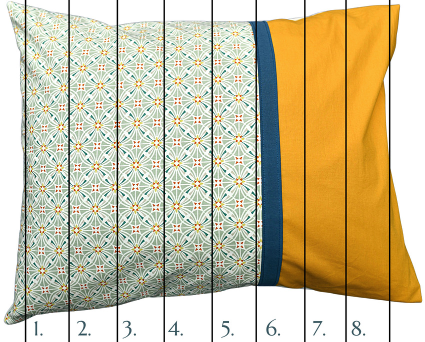Easy DIY pillowcase: Free pattern for beginners - I Can Sew This