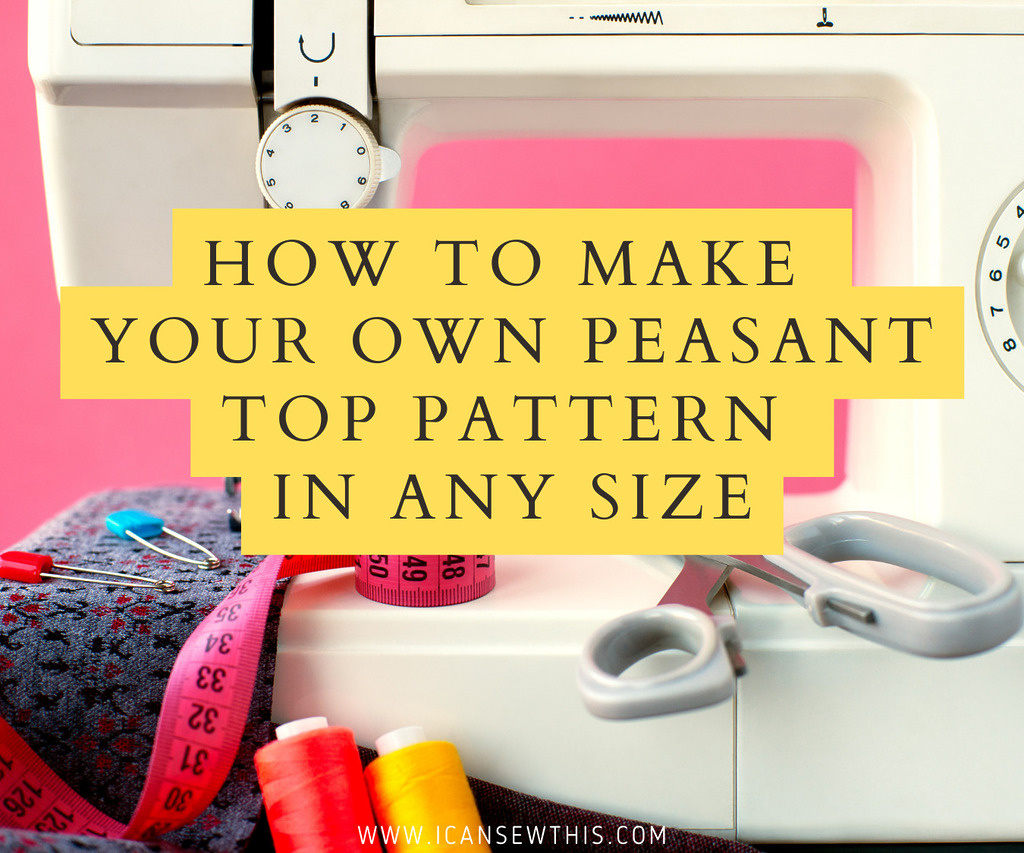 The peasant top pattern drafting shortcut everyone should know - I Can ...