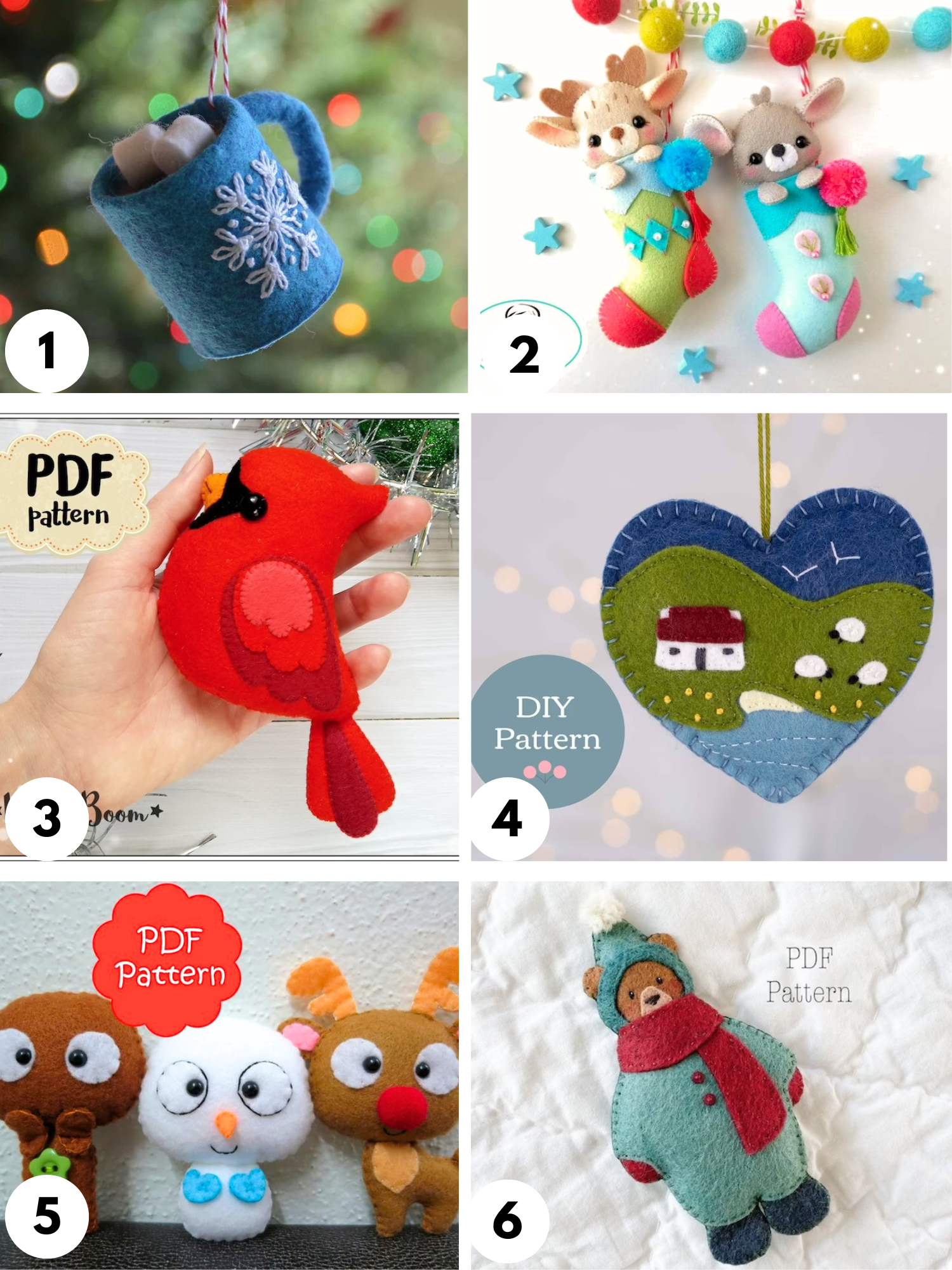 The best Christmas ornament sewing patterns to try this year - I Can ...