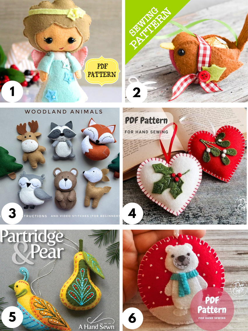 The best Christmas ornament sewing patterns to try this year - I Can ...