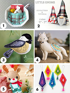 The best Christmas ornament sewing patterns to try this year - I Can ...