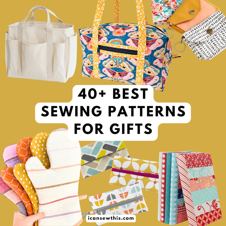 40+ best sewing patterns for gifts: easy & free projects - I Can Sew This