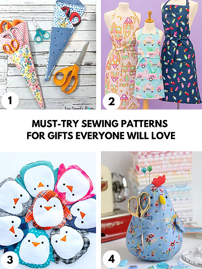 40+ best sewing patterns for gifts: easy & free projects - I Can Sew This