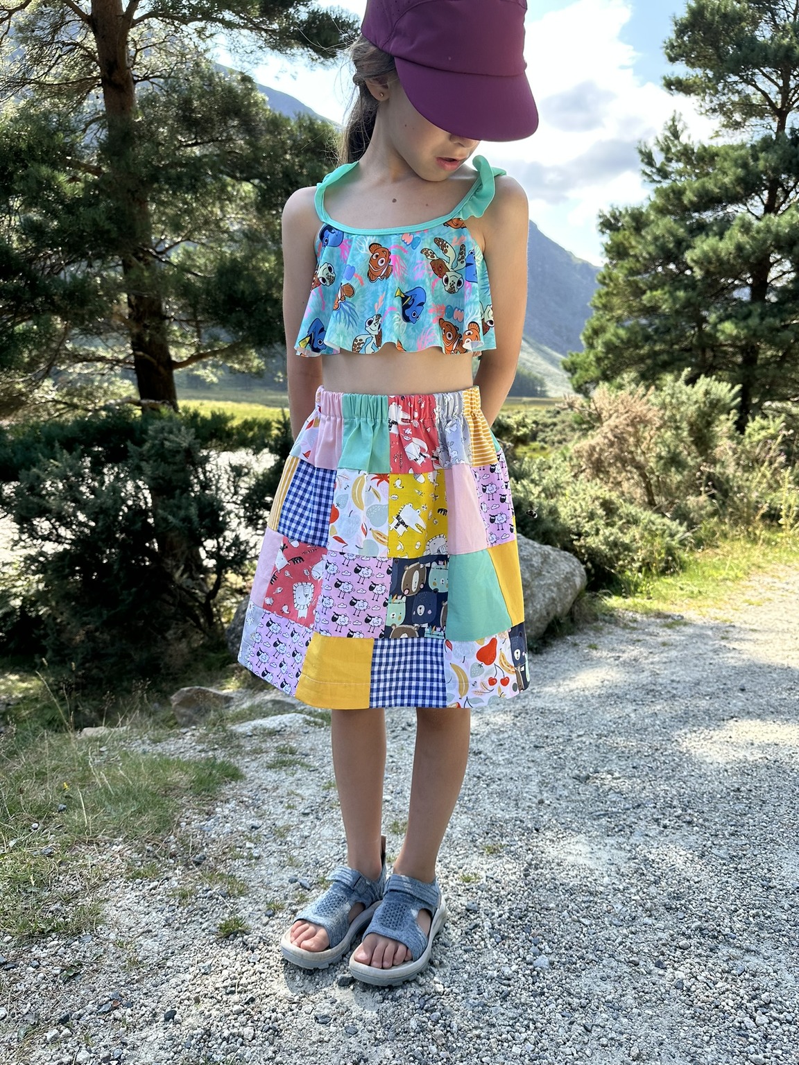 How to sew a cheerful patchwork skirt for girls - I Can Sew This