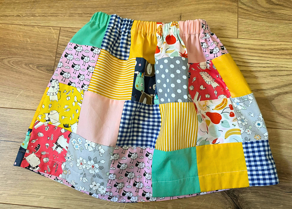 How to sew a cheerful patchwork skirt for girls - I Can Sew This