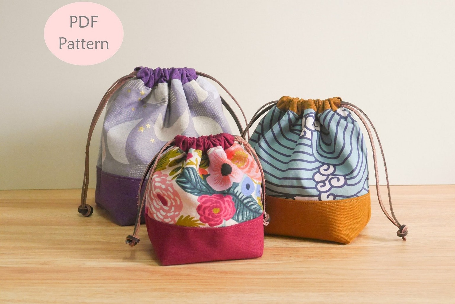 Sewing Christmas gift bags: 10 easy patterns for beginners - I Can Sew This