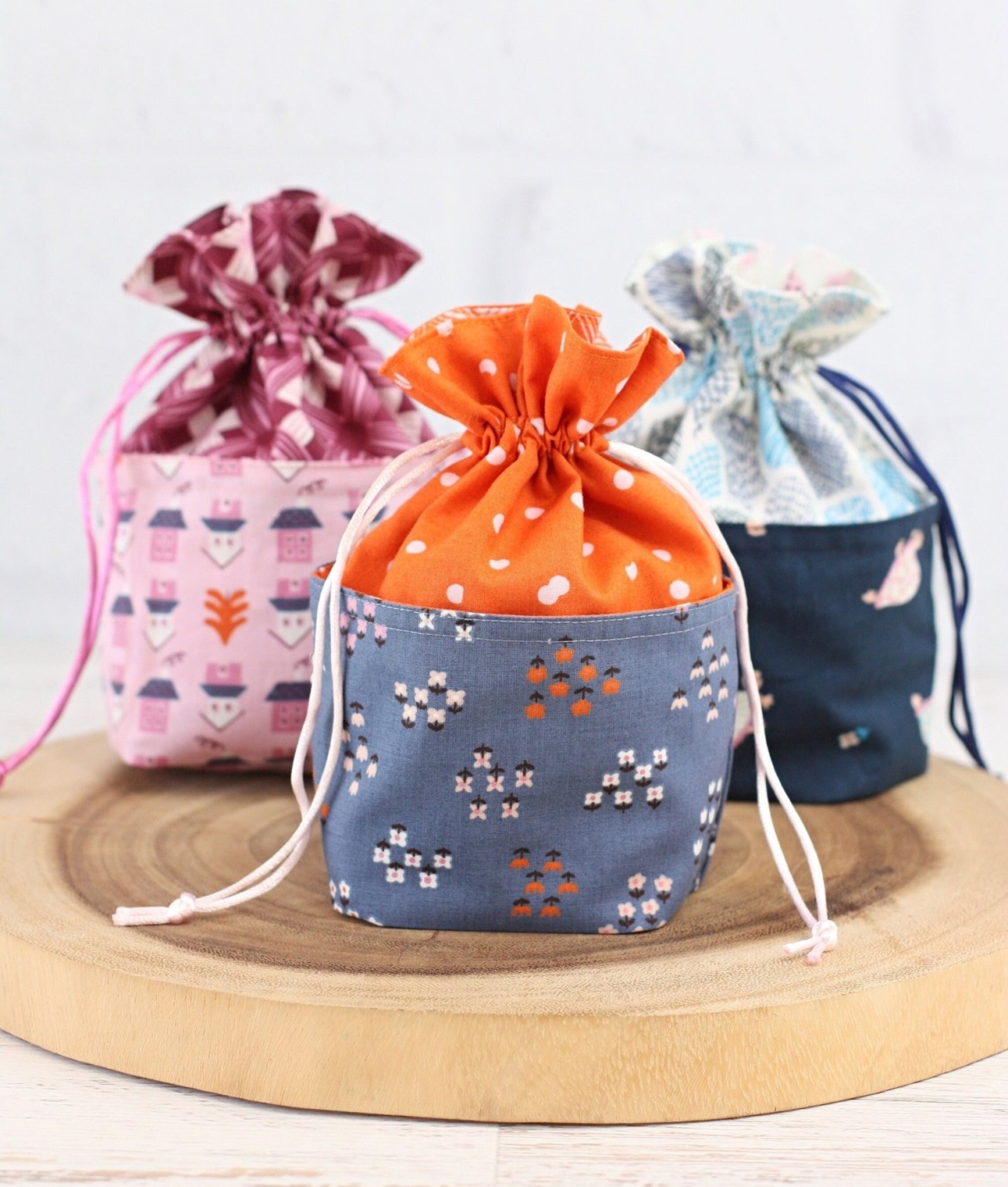Sewing Christmas gift bags: 10 easy patterns for beginners - I Can Sew This