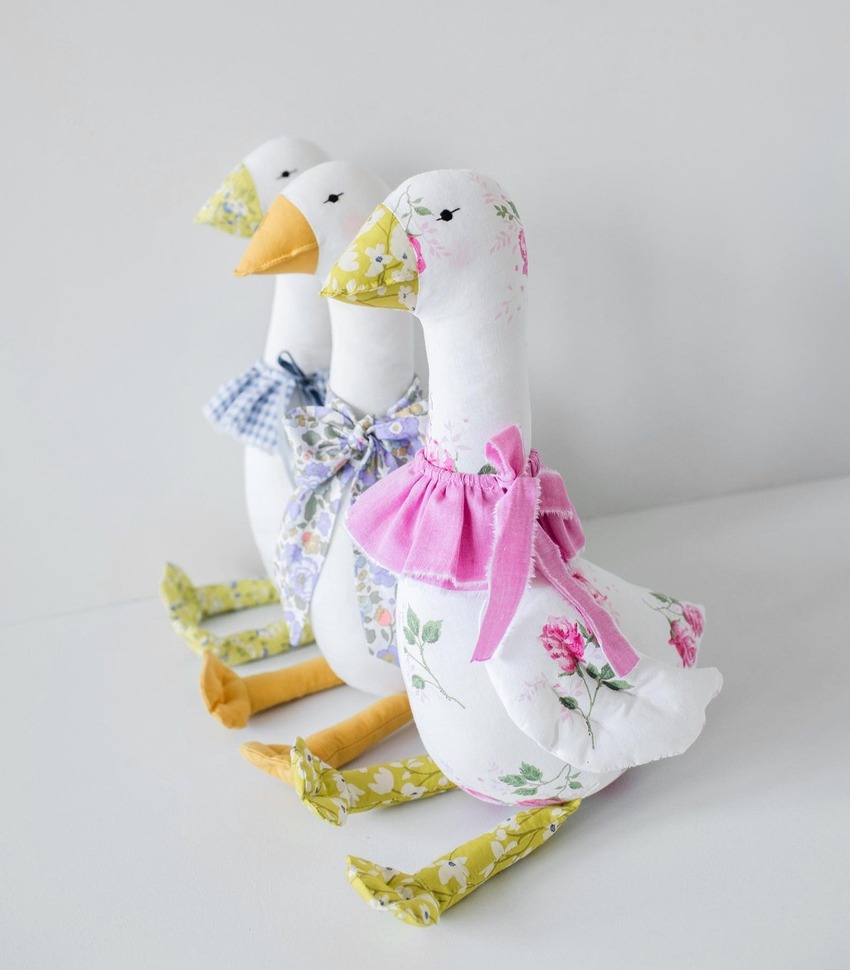17 adorable fabric goose sewing patterns - I Can Sew This