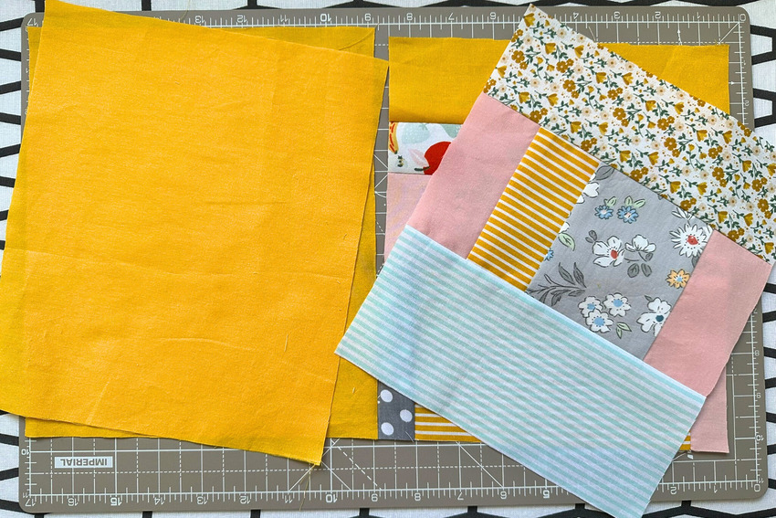 DIY patchwork lined drawstring gift bag - I Can Sew This