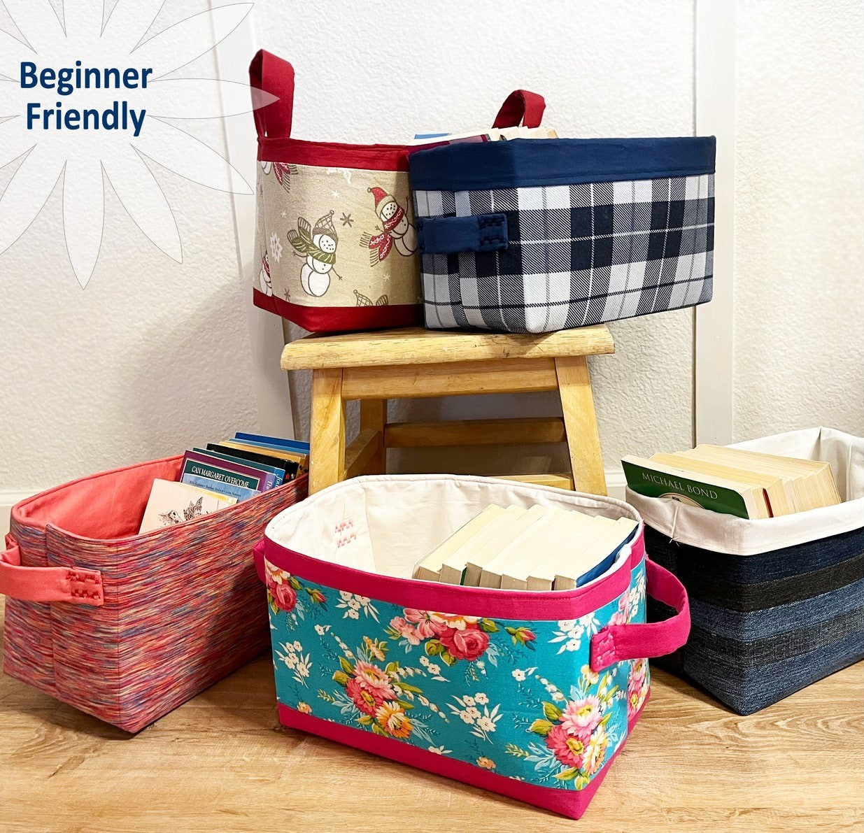17 best fabric basket sewing patterns for a perfectly organized home ...