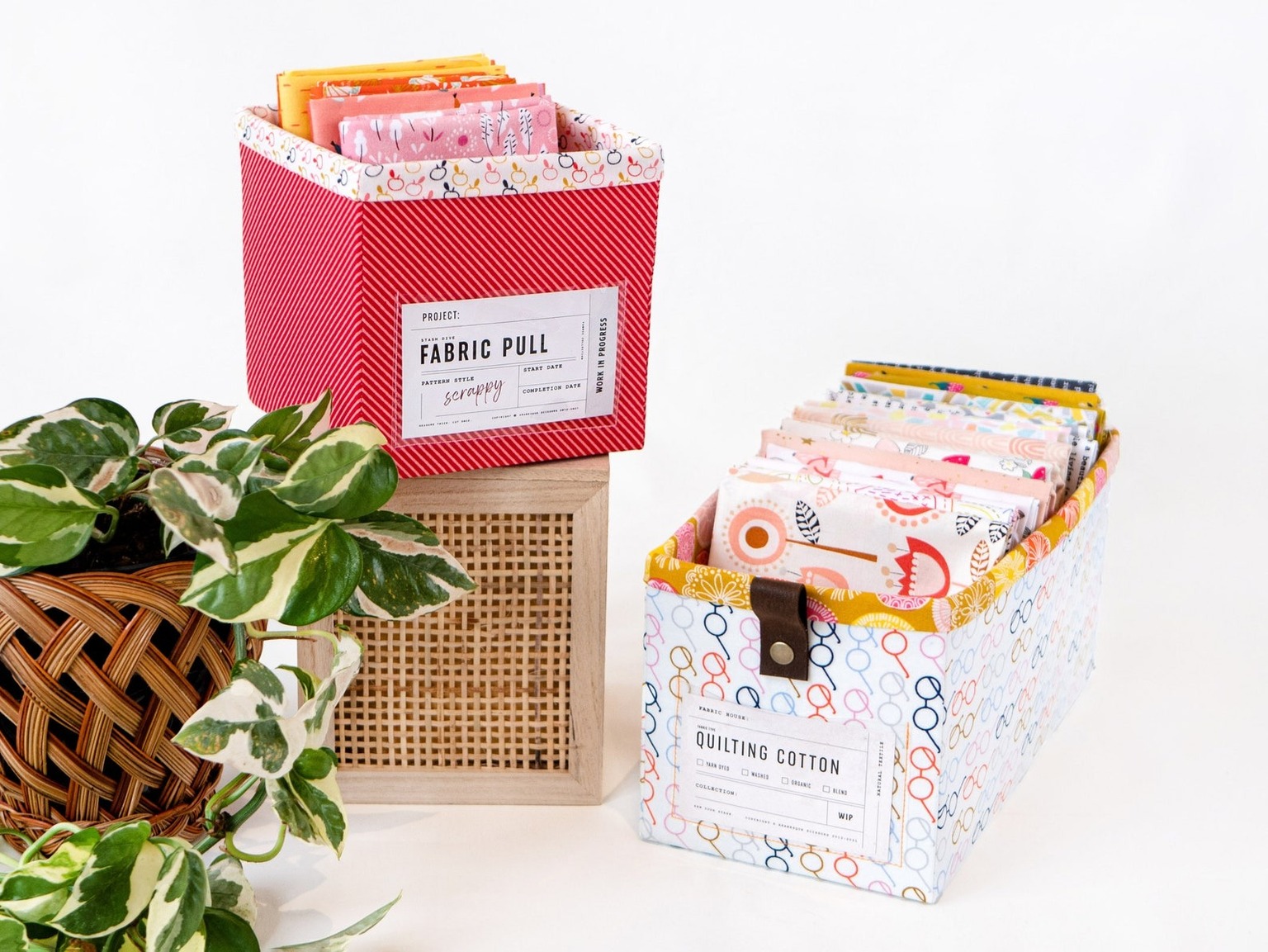 17 best fabric basket sewing patterns for a perfectly organized home ...