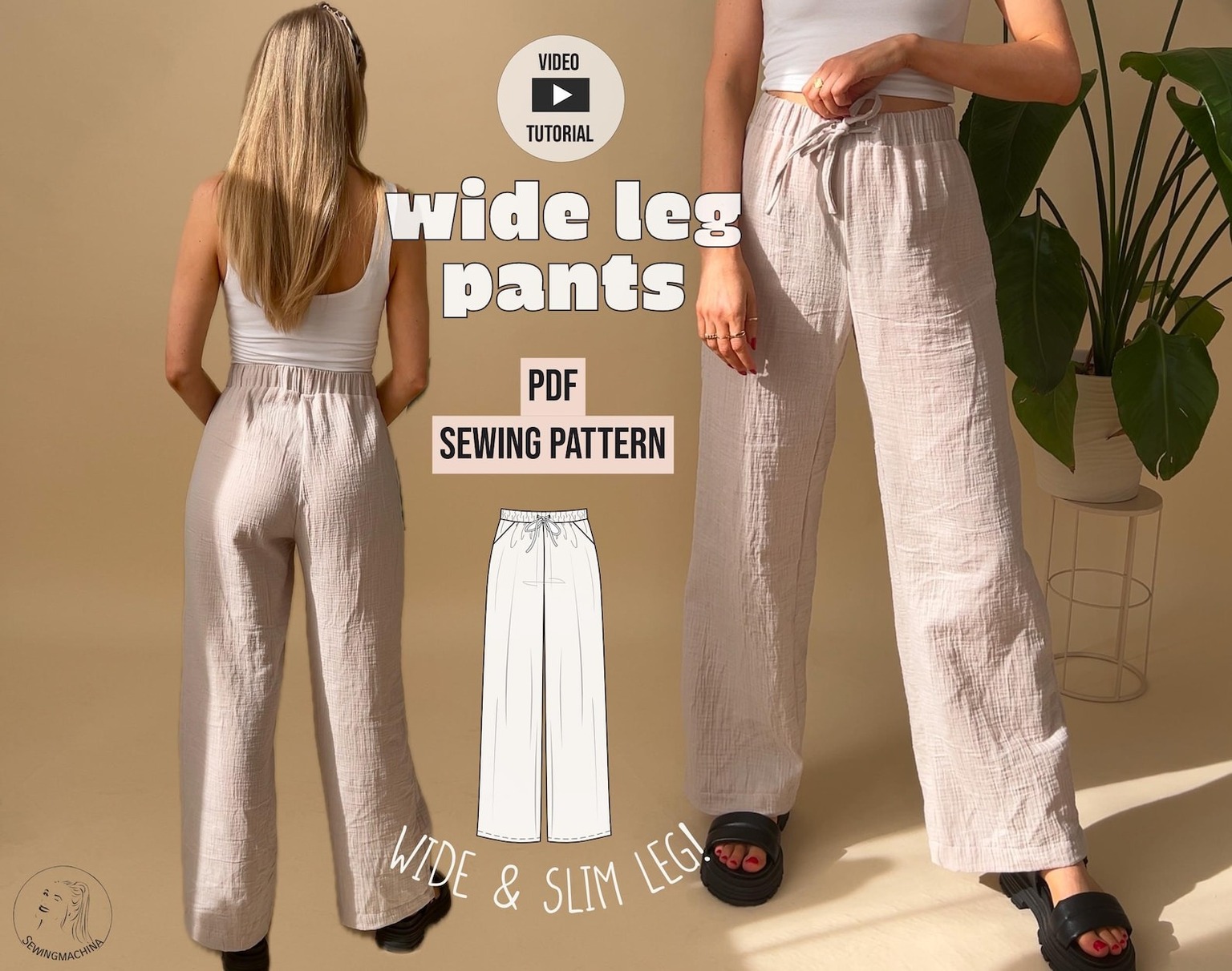 12 beautiful wide leg pants sewing patterns - I Can Sew This