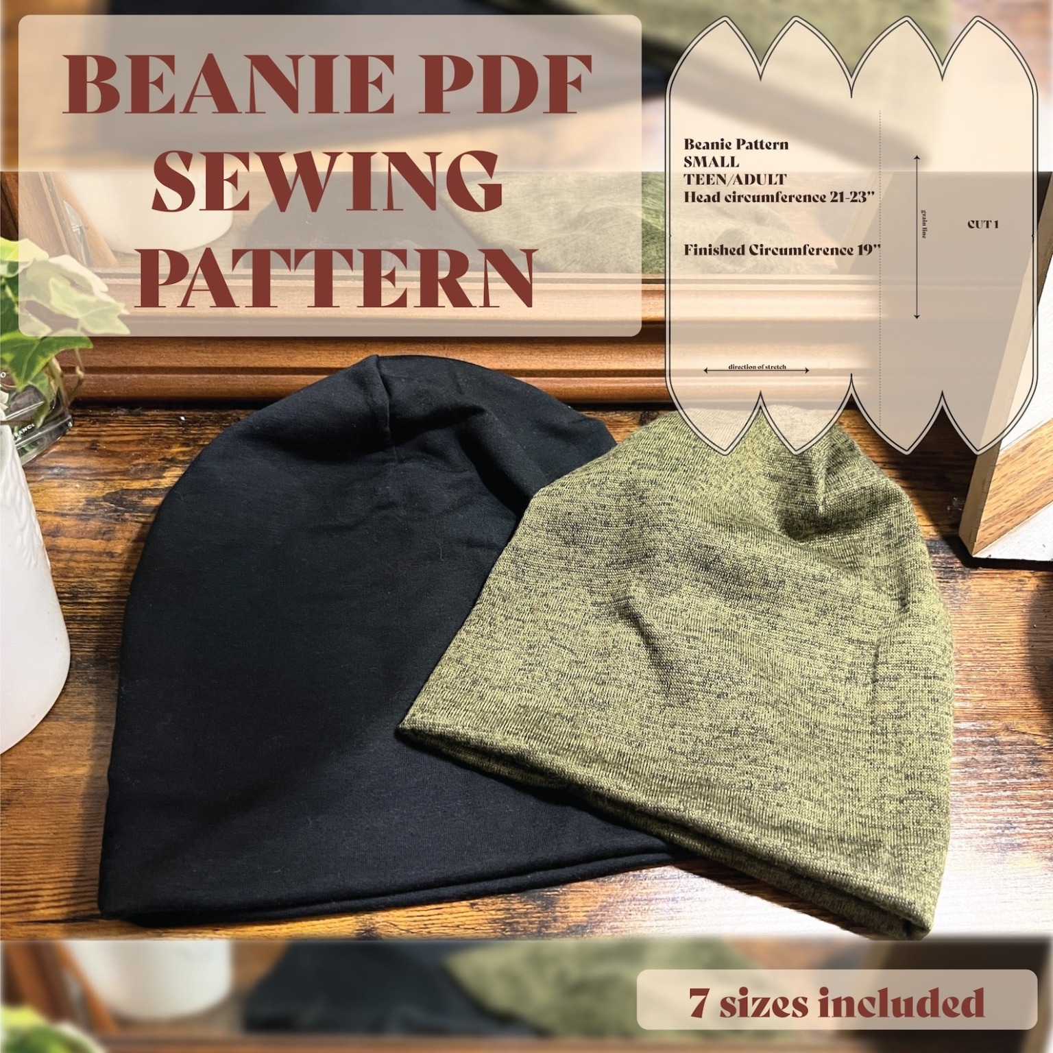 11 best beanie hat sewing patterns for the whole family - I Can Sew This