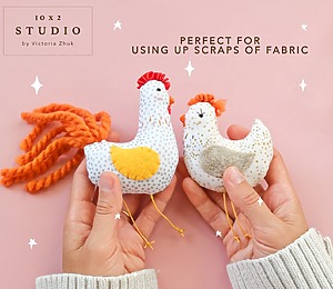 21 adorable chicken sewing patterns for your next project - I Can Sew This