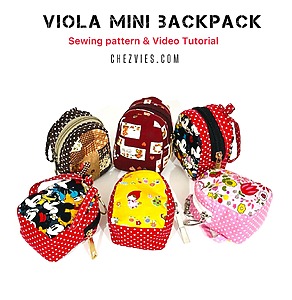 9 best mini backpack sewing patterns for scrap busting & gifts - I Can ...