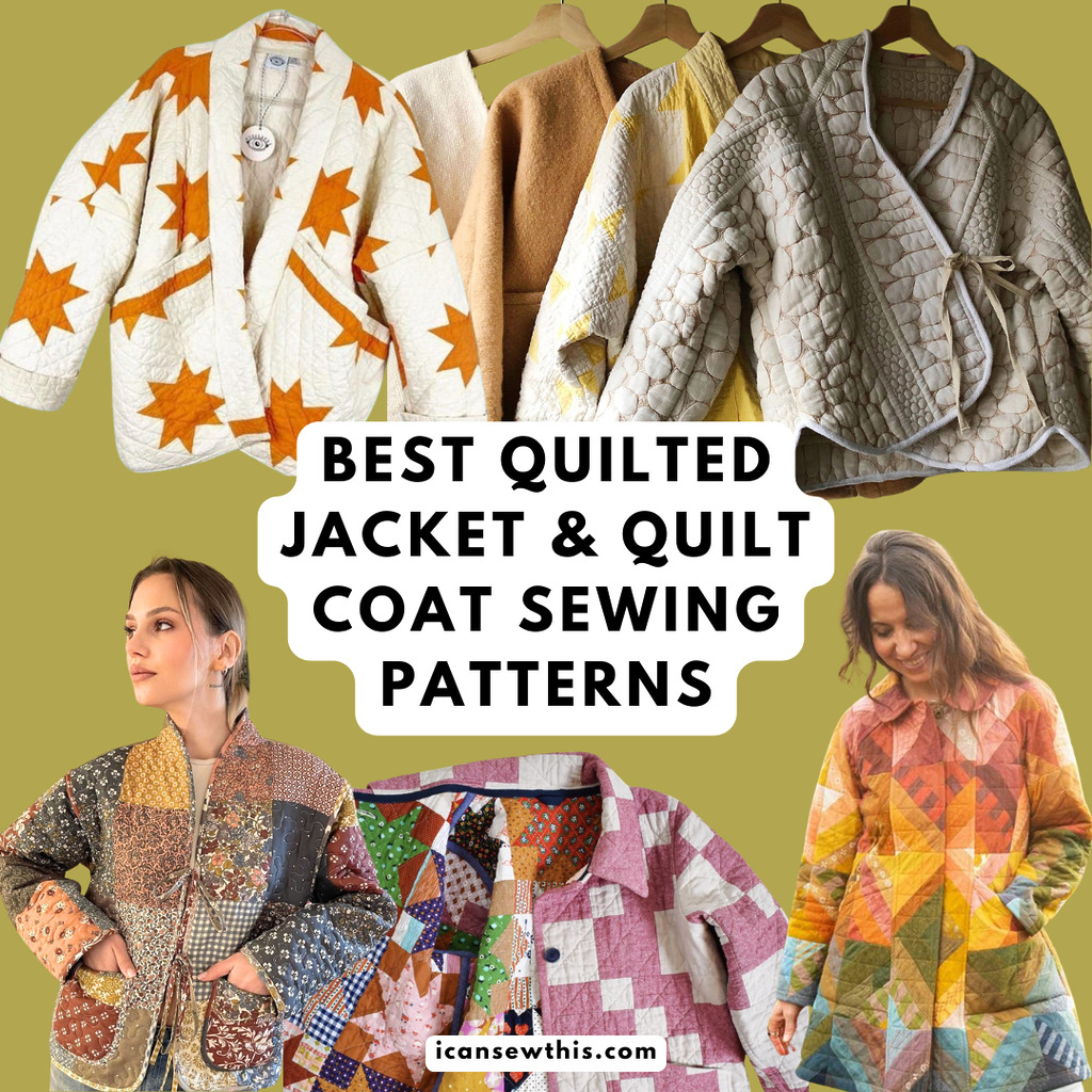 Best quilted jacket & quilt coat sewing patterns - I Can Sew This