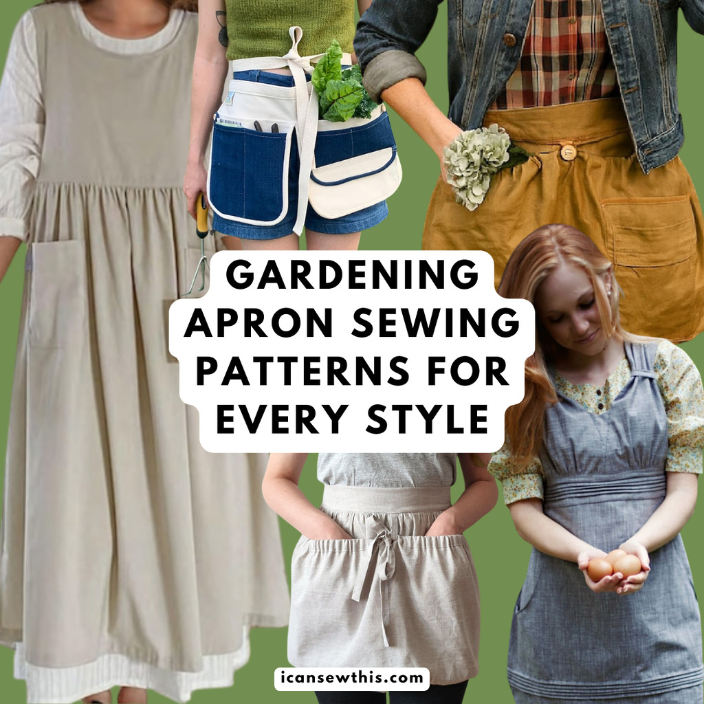 Best gardening apron sewing patterns for your next harvest - I Can Sew This